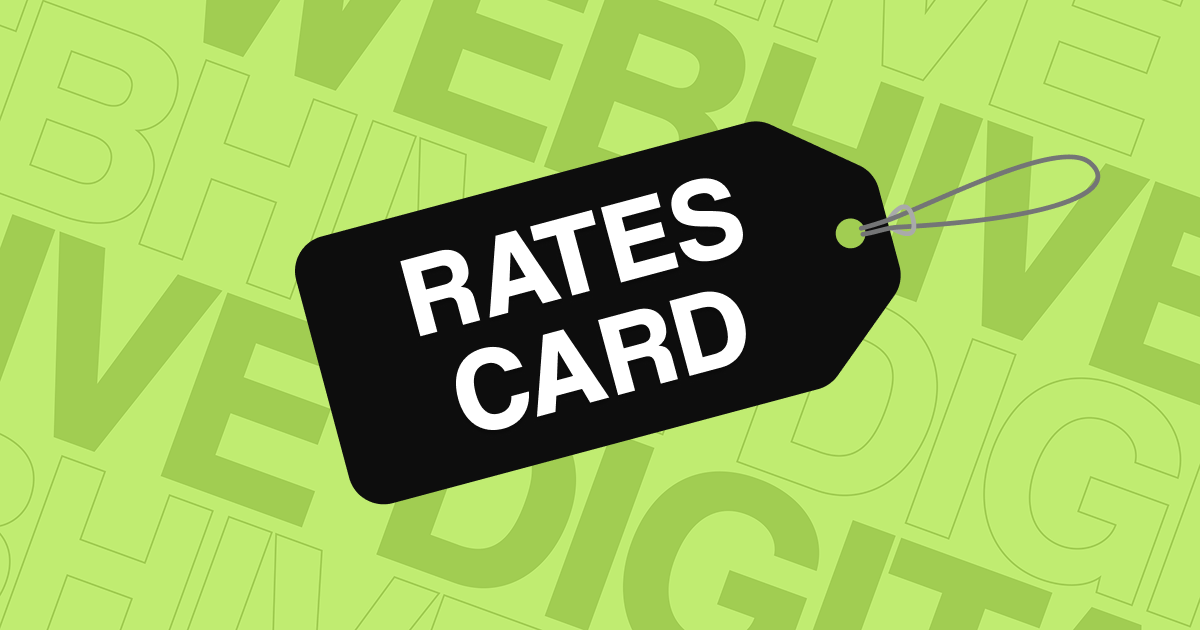 Kate Smoothy | Rates Card | Webhive Digital